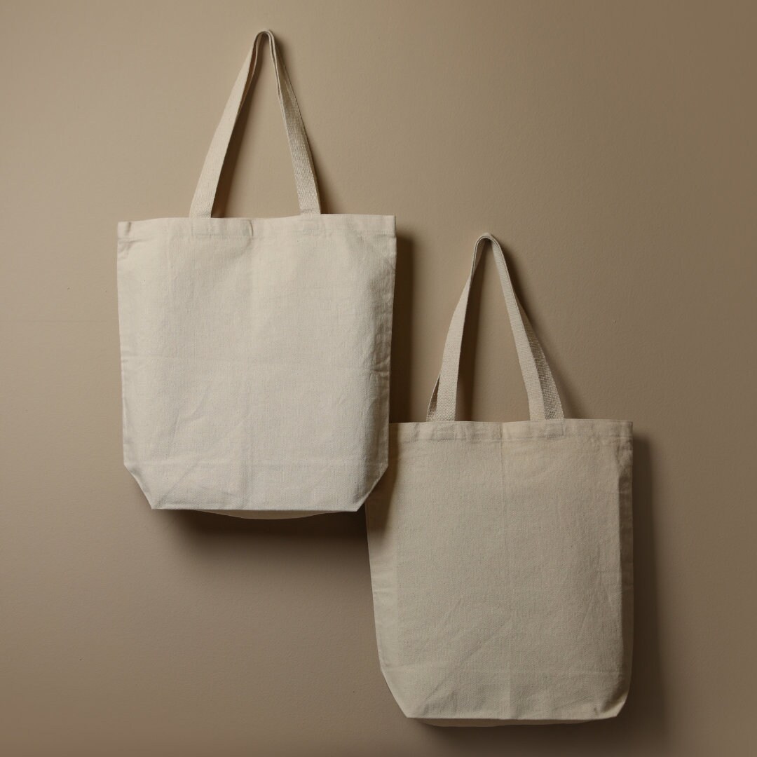 Plain Canvas Tote Bag | Natural Color Cotton - Etsy