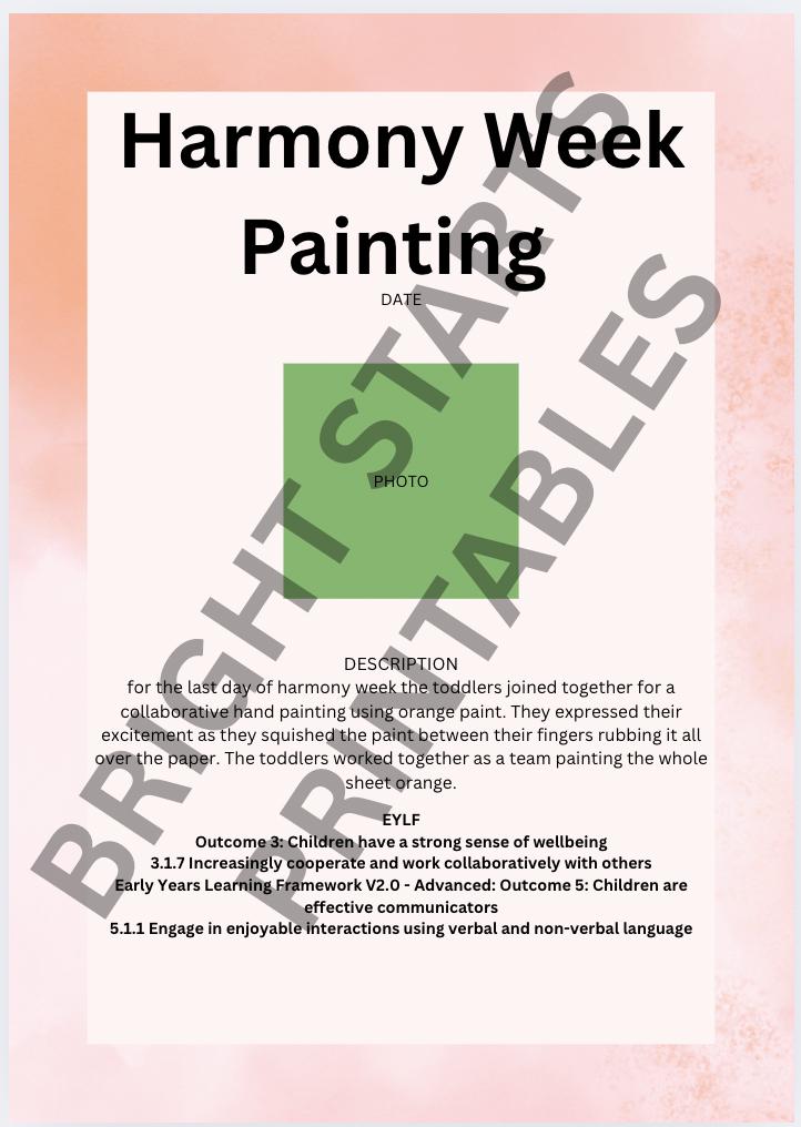 Editable Art Blurb Templates for Preschool Teachers | Canva Template ...