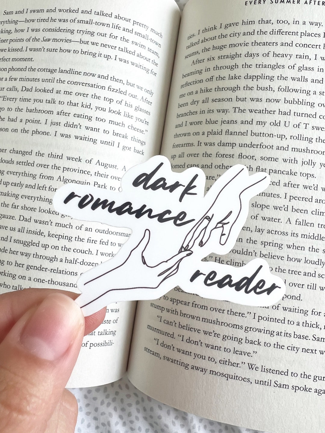 Dark Romance Reader Sticker - Etsy