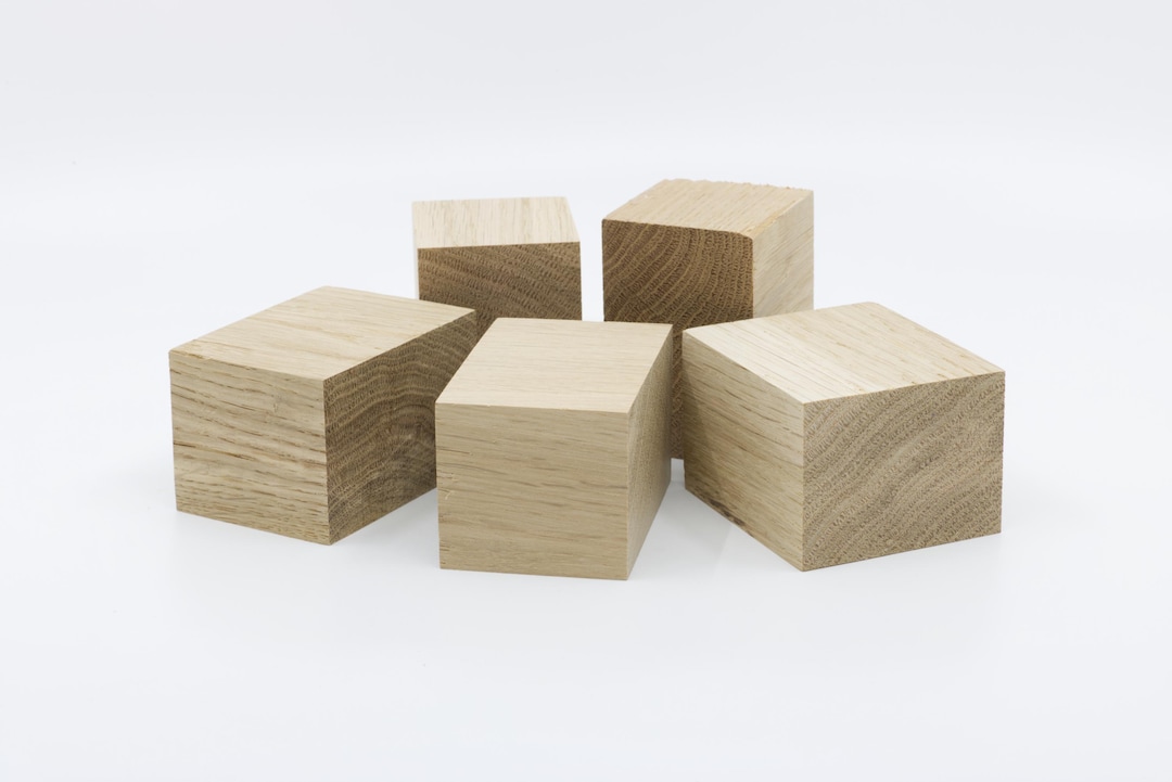 Oak Wood Blocks / Blanks for DIY - Etsy