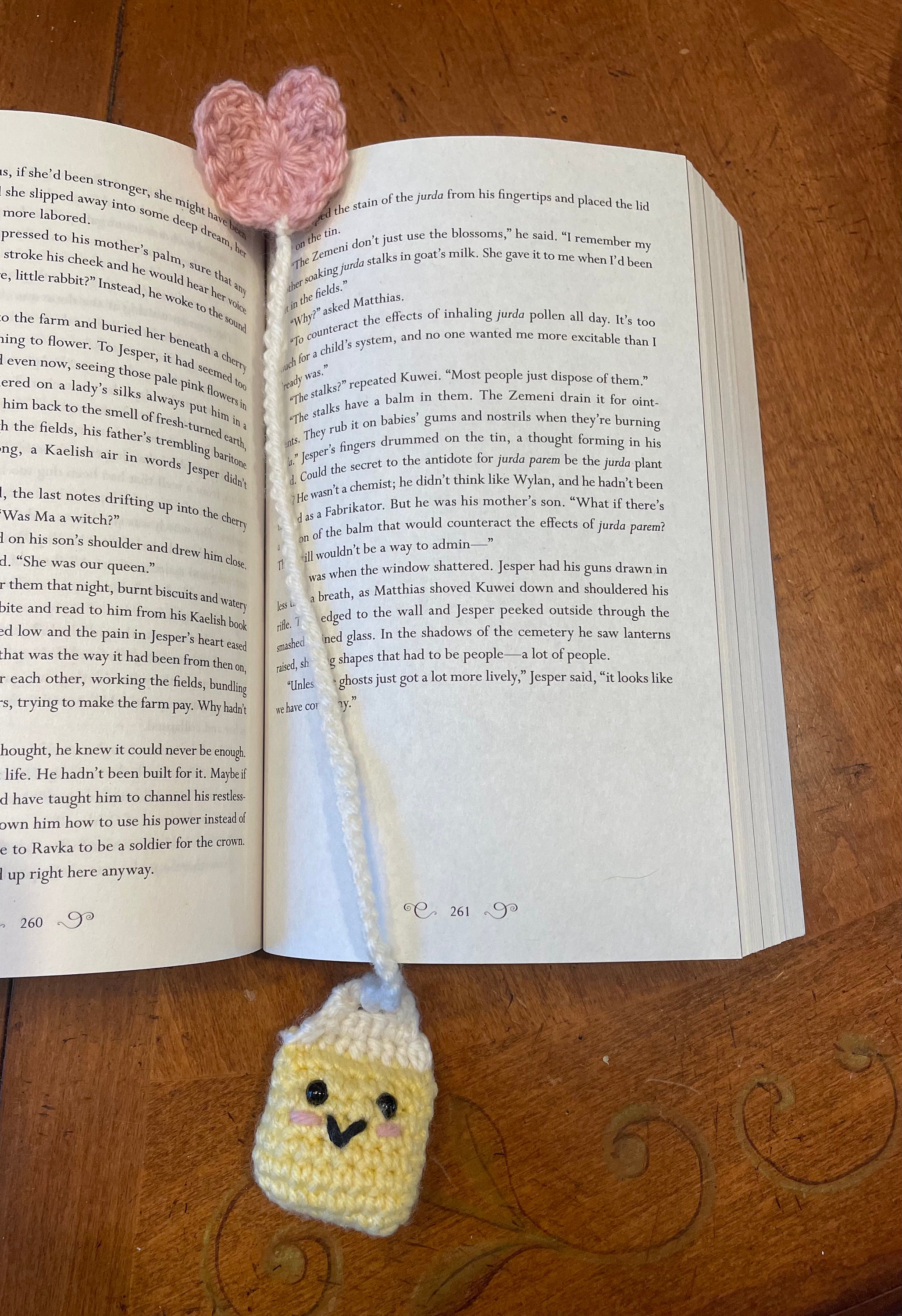 Crochet Tea Bag Bookmark - Etsy
