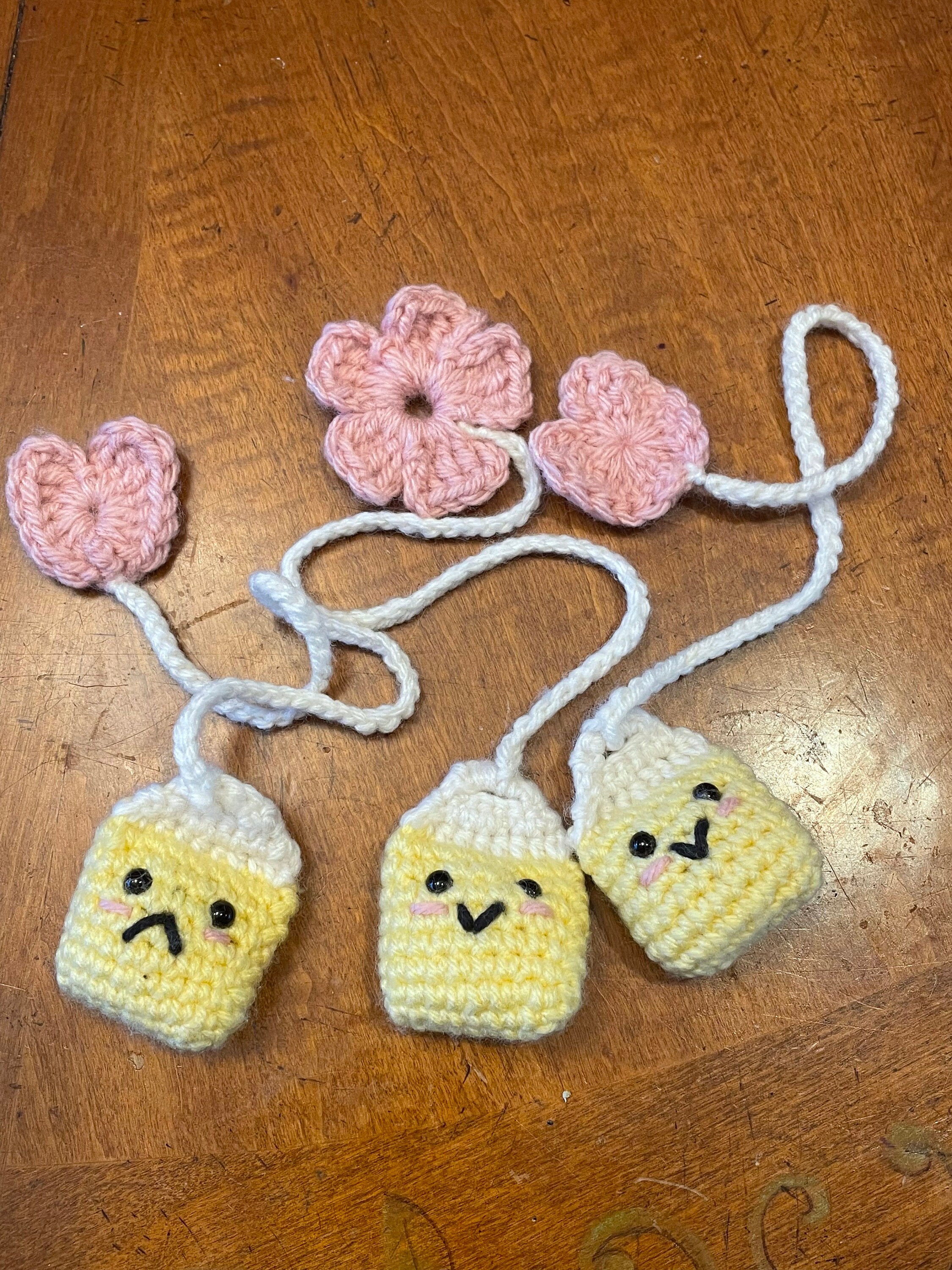 Crochet Tea Bag Bookmark - Etsy