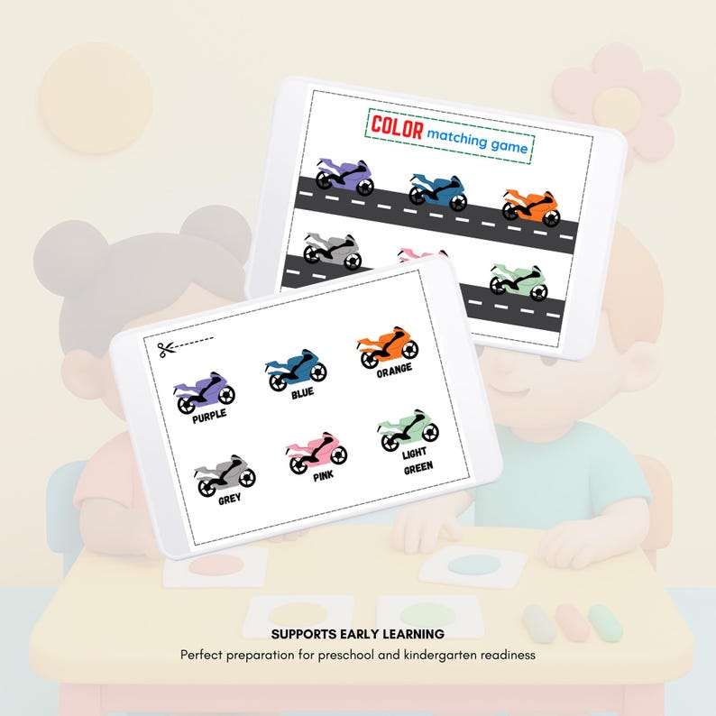 Color Matching | Color Activity | Learning Colors | Toddler, Preschool ...