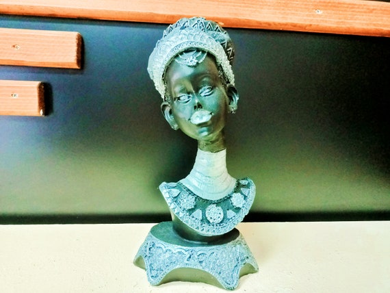 Sculpture Art Objects African woman Sculpture Home Decoration Bust ...