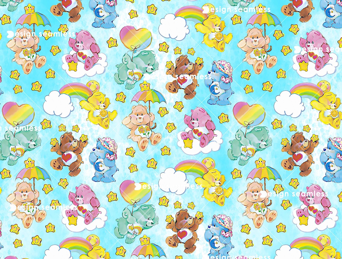 Bear Digital Seamless Pattern, Instant Download. - Etsy
