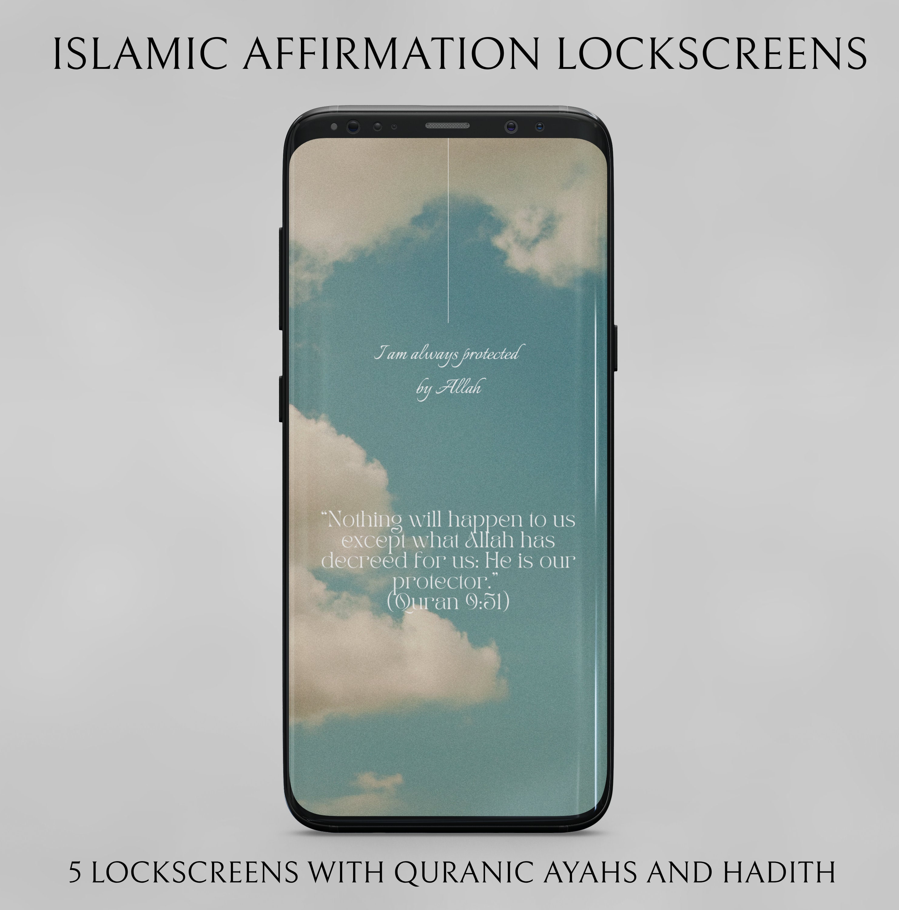 Islamic Affirmation Lockscreen Wallpapers for Samsung - Etsy