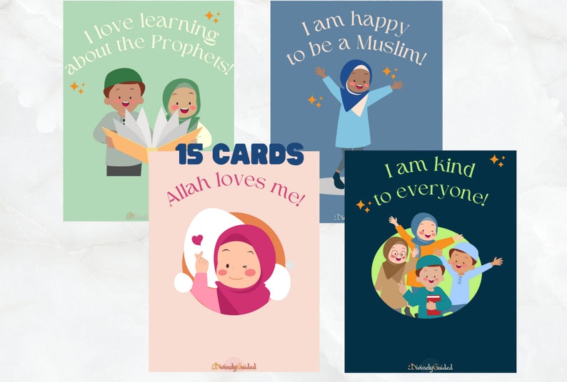 Children's Islamic Affirmations DIGITAL - Etsy
