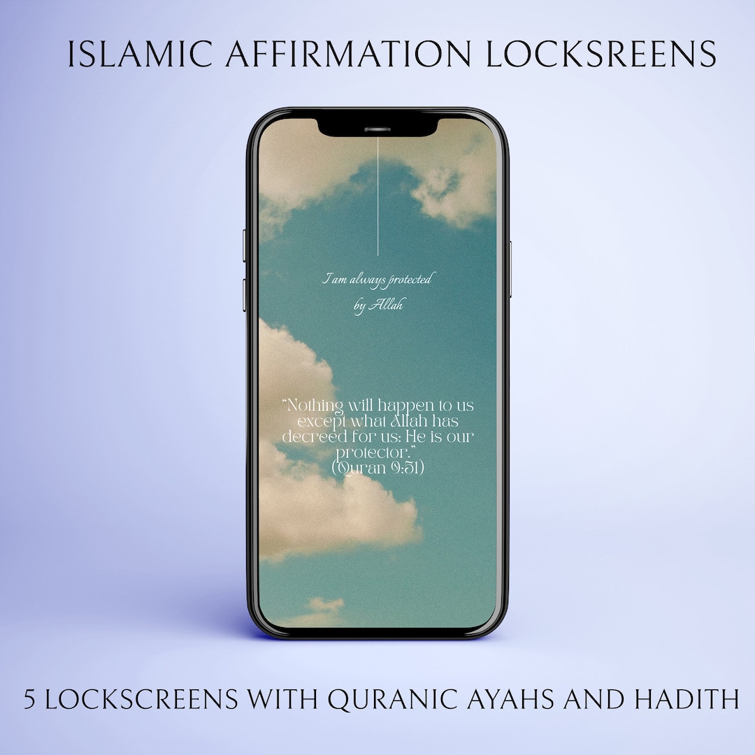 Islamic Affirmation Lockscreen Wallpapers for iPhone - Etsy