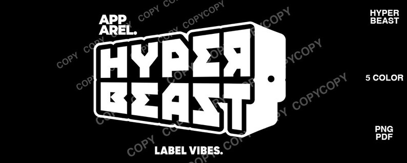5 HYPERBEAST PNG, 5 Color, Bape Outfit, Vintage and Regular Looks ...