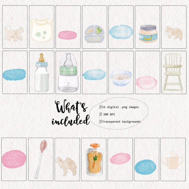 Feeding Baby Watercolor Clipart - Etsy