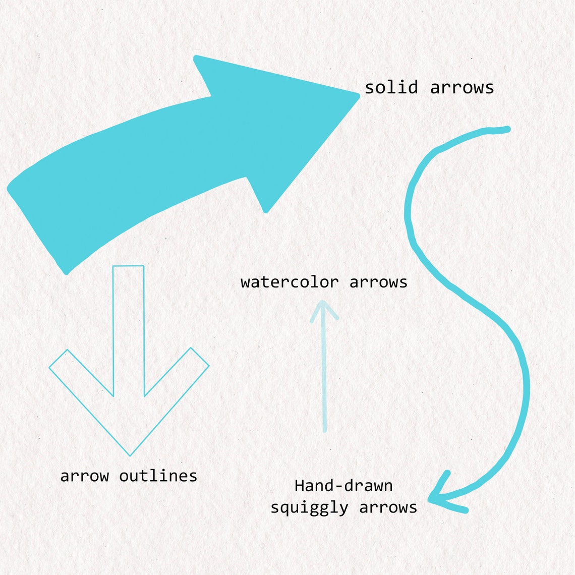 Arrow Procreate Brush Stamps | 37 Arrow Brushes for Procreate - Etsy