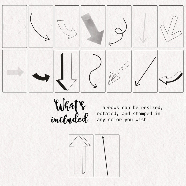 Arrow Procreate Brush Stamps | 37 Arrow Brushes for Procreate - Etsy