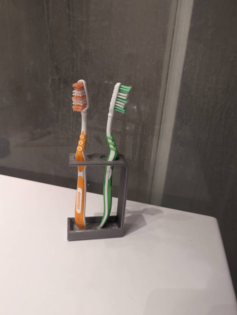 Toothbrush Holder for Couple Bathroom 3D Printing - Etsy