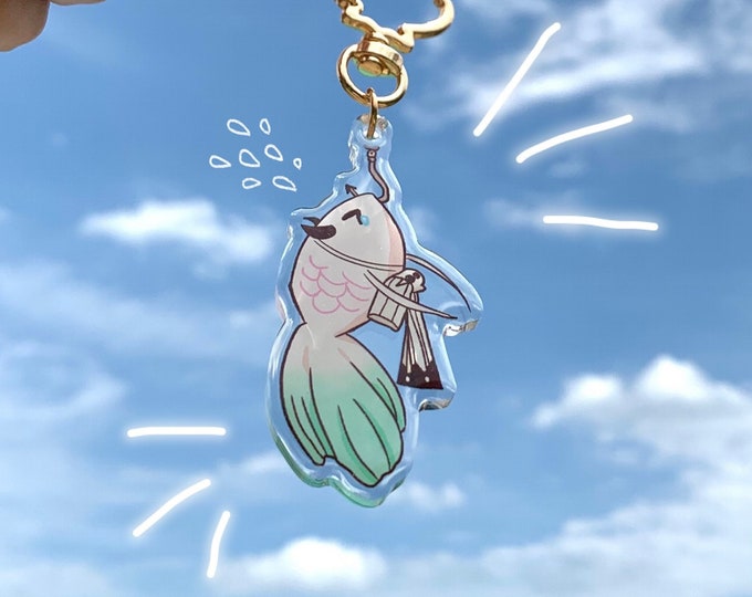 Yashiro Fish Acrylic Keychain - Etsy