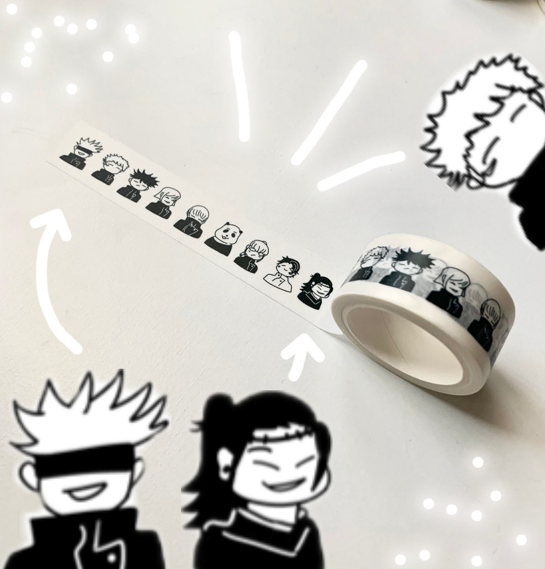 Sorcerer Anime Group Washi Tape - Etsy