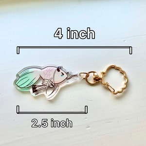 Yashiro Fish Acrylic Keychain - Etsy
