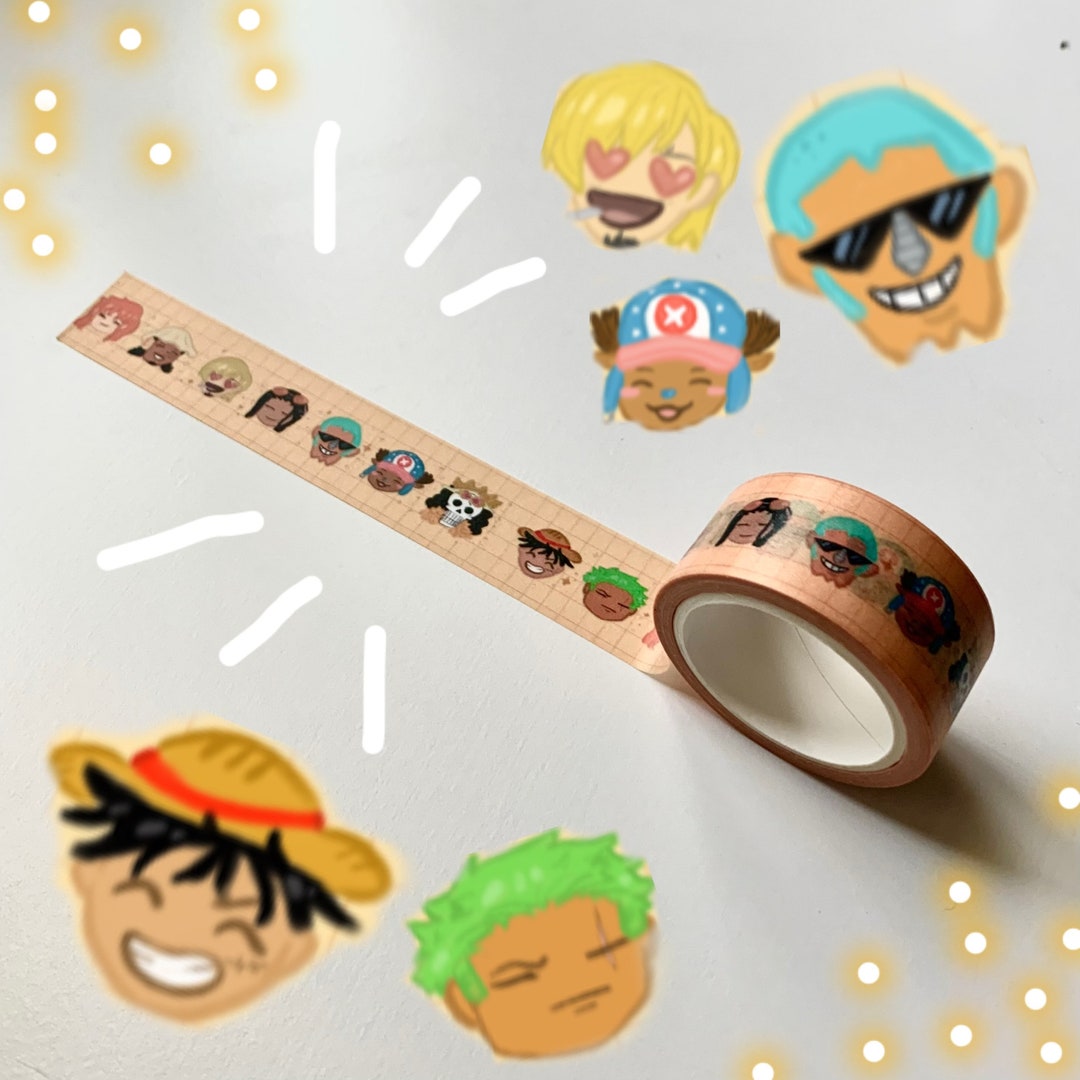 Straw Hat Pirate Crew Washi Tape - Etsy