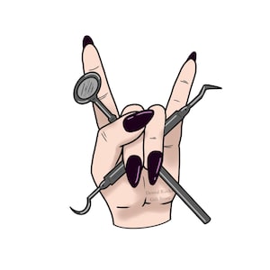 Beautiful DENTAL ASSISTANT, Dental HYGIENIST, Dentist Car Stickers, 4x3 ...