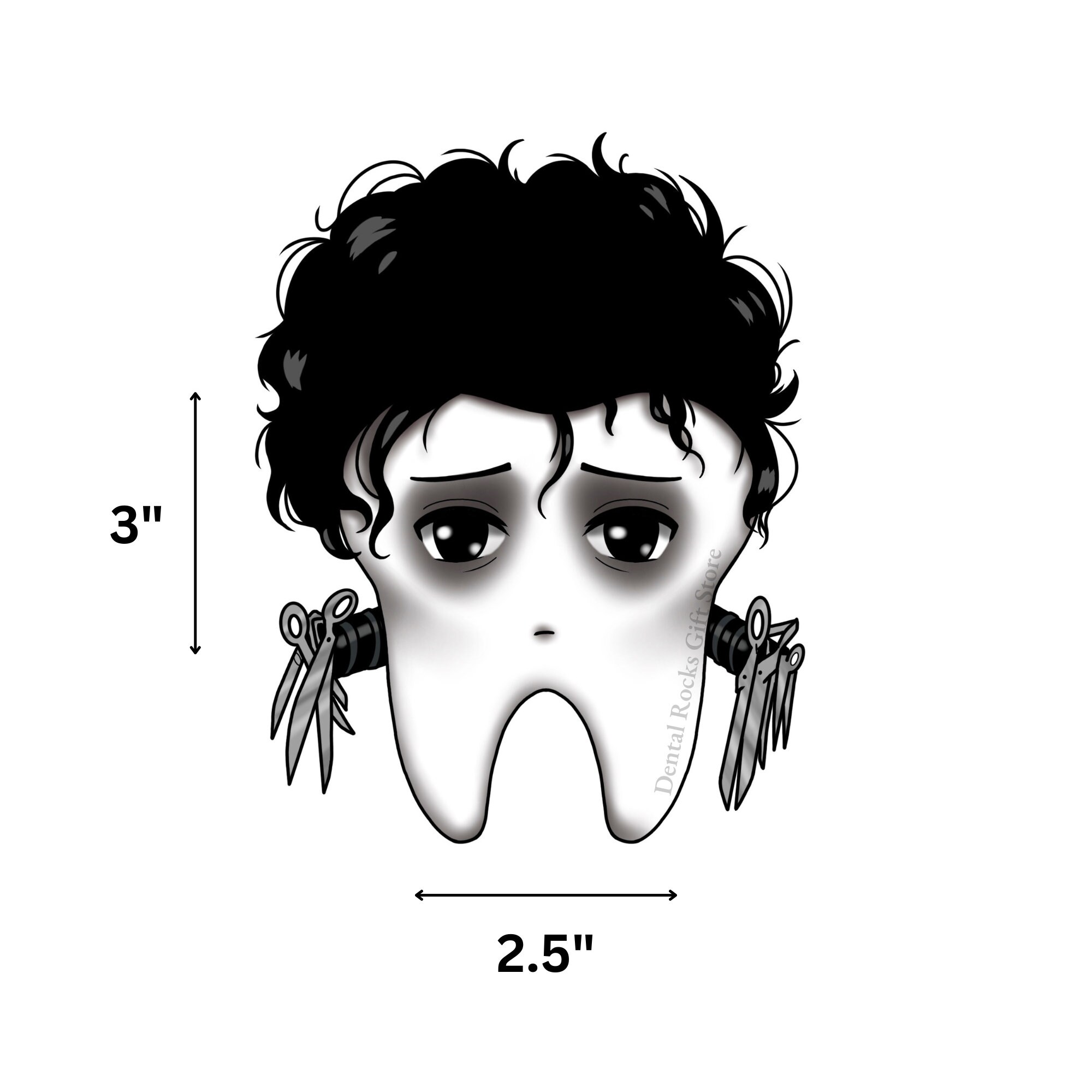 Dental Halloween Sticker Dental Assistant Sticker Dental - Etsy