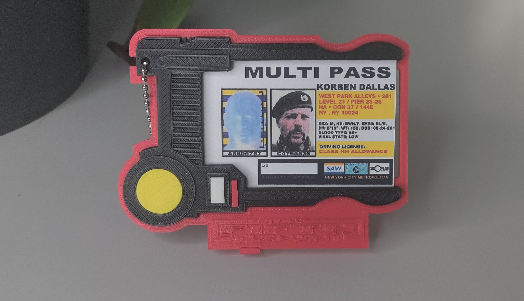 Korben Dallas Multipass From the Movie the 5th Element - Etsy
