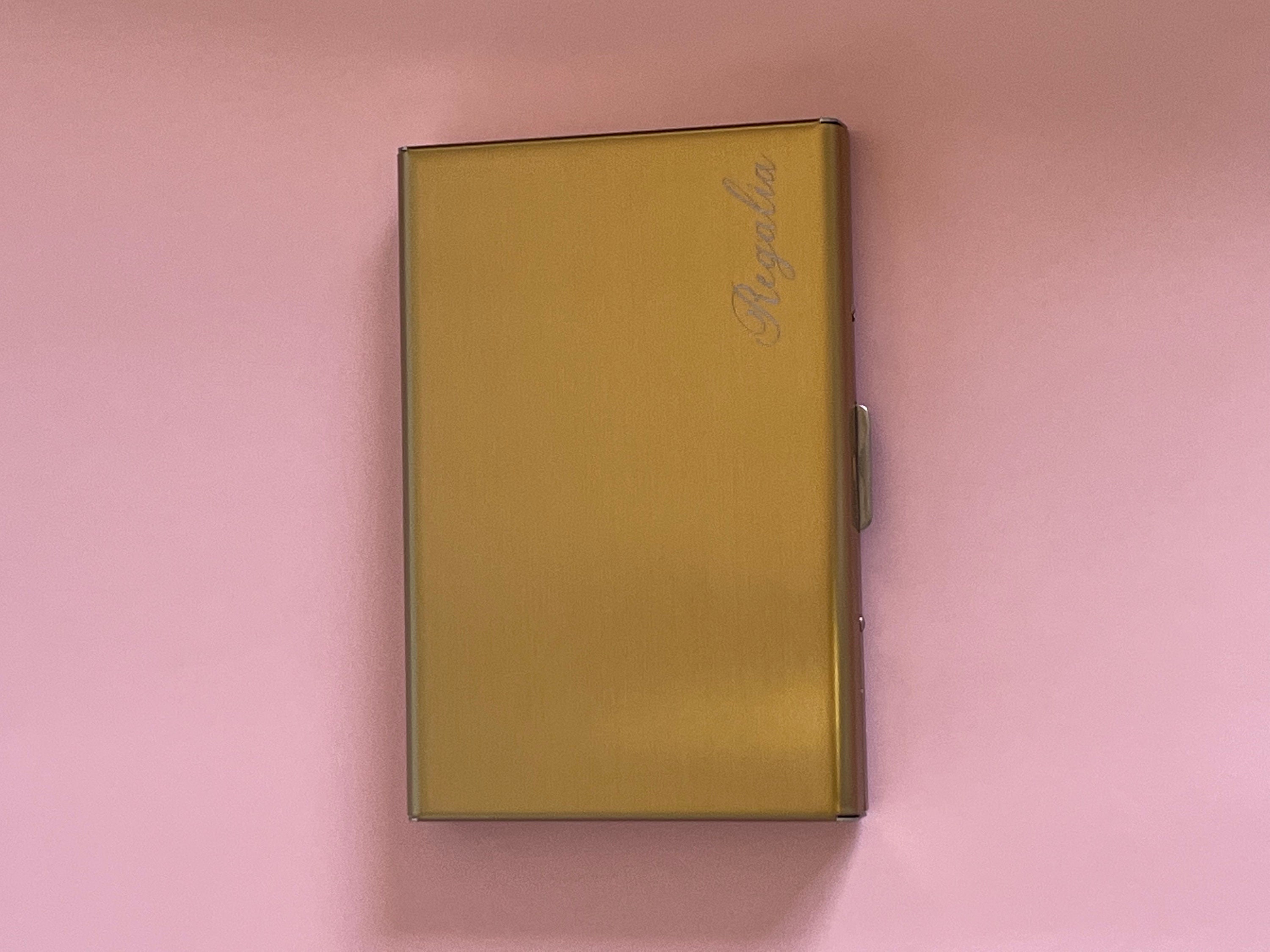 Gold/ Champange Metal/aluminium Cardholder - RFID Blocking , Slick ...