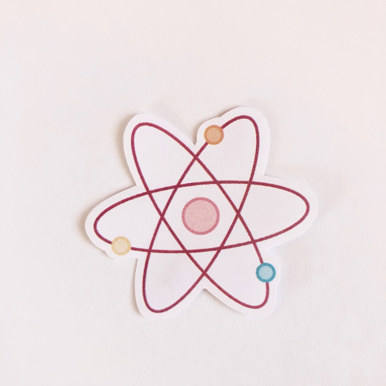 Pink Science Sticker Set Cute Nerdy & Aesthetic Stickers - Etsy Australia