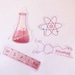 Pink Science Sticker Set Cute, Nerdy & Aesthetic Stickers for Science ...