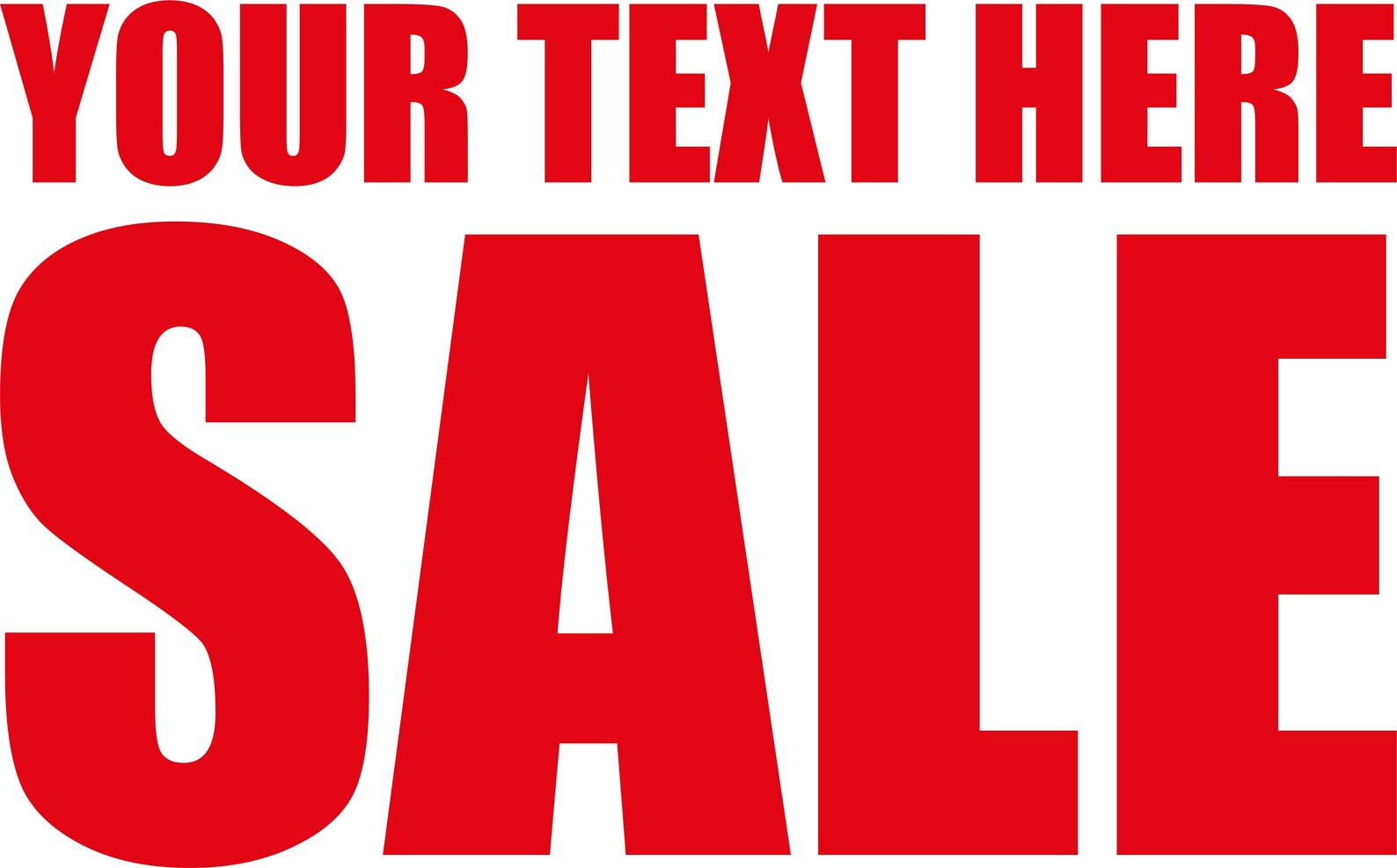 SALE Sign Window Vinyl Signage Shop Business Clearance Discount Custom ...