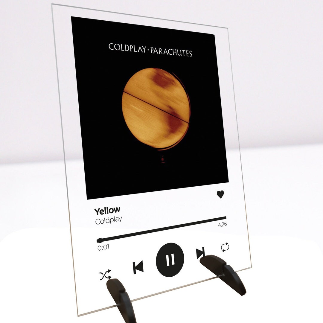 Personalised NFC Music Streaming Plaque Sign With Artist & Song Title ...