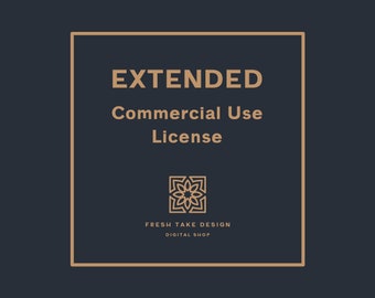 Extended Commercial Use License for ENTIRE SHOP - Etsy