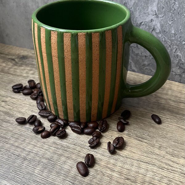 Striped Mugs - Etsy