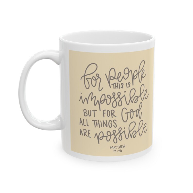 Christian Mugs Inspirational Mugs Bible Verse Mugs Faith Based Cups - Etsy