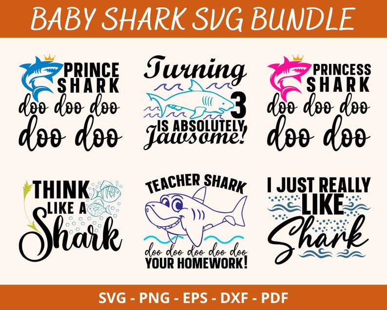 Baby Shark Baby Mommy Shark Sister Shark Baby Shark Svg Baby - Etsy