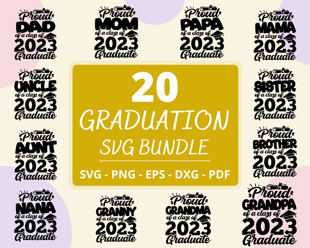 Graduation Svg Graduation 2023 Svg Graduation Squad Svg Proud Graduates ...