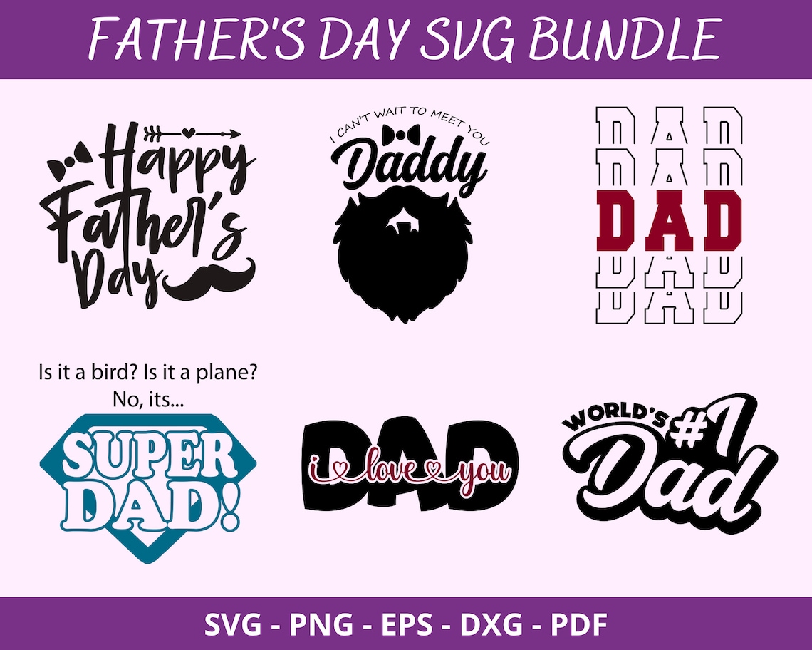 Fathers Day Svg Family Svg Father and Son Svg Happy Fathers - Etsy