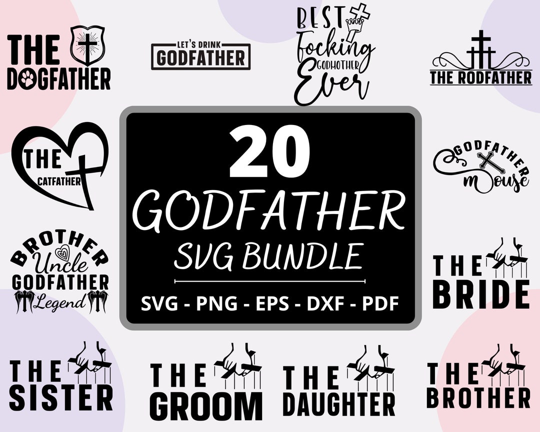 The God Father SVG The Godfather Svg Files The Godfather - Etsy Portugal