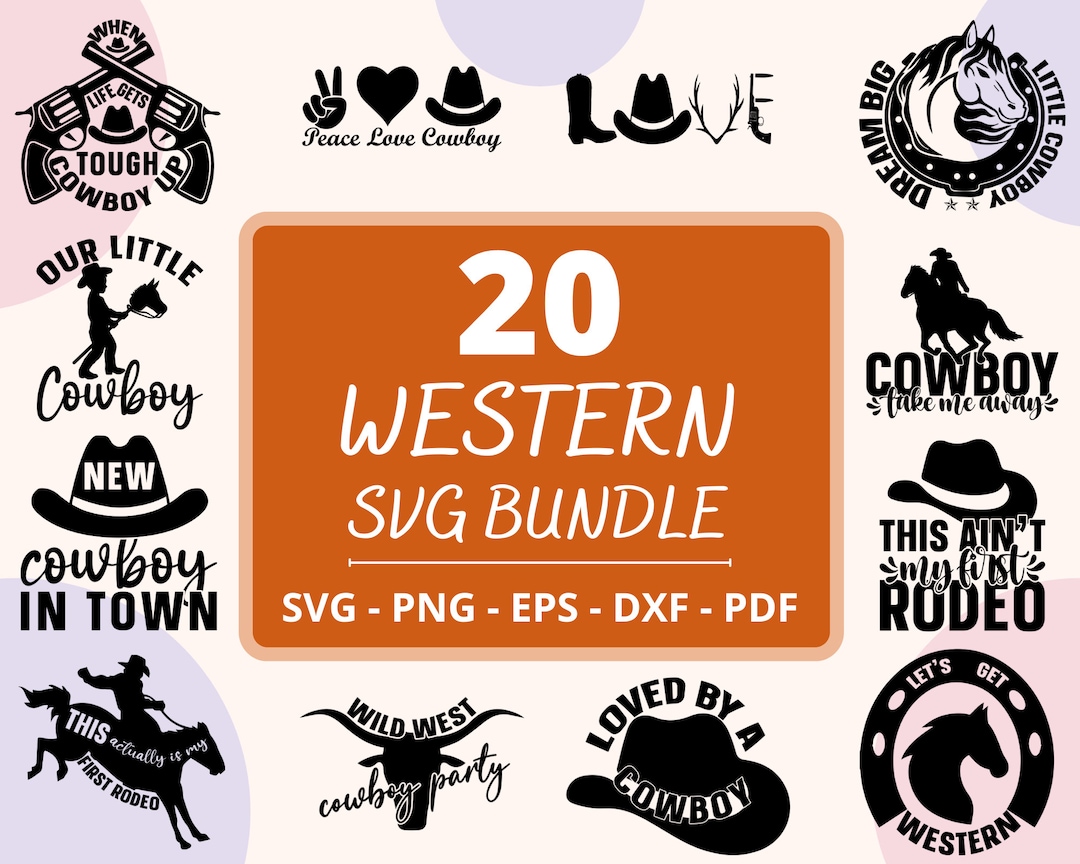 Western Svg Country Svg Western Cut File SVG Commercial Use Png Cowboy ...