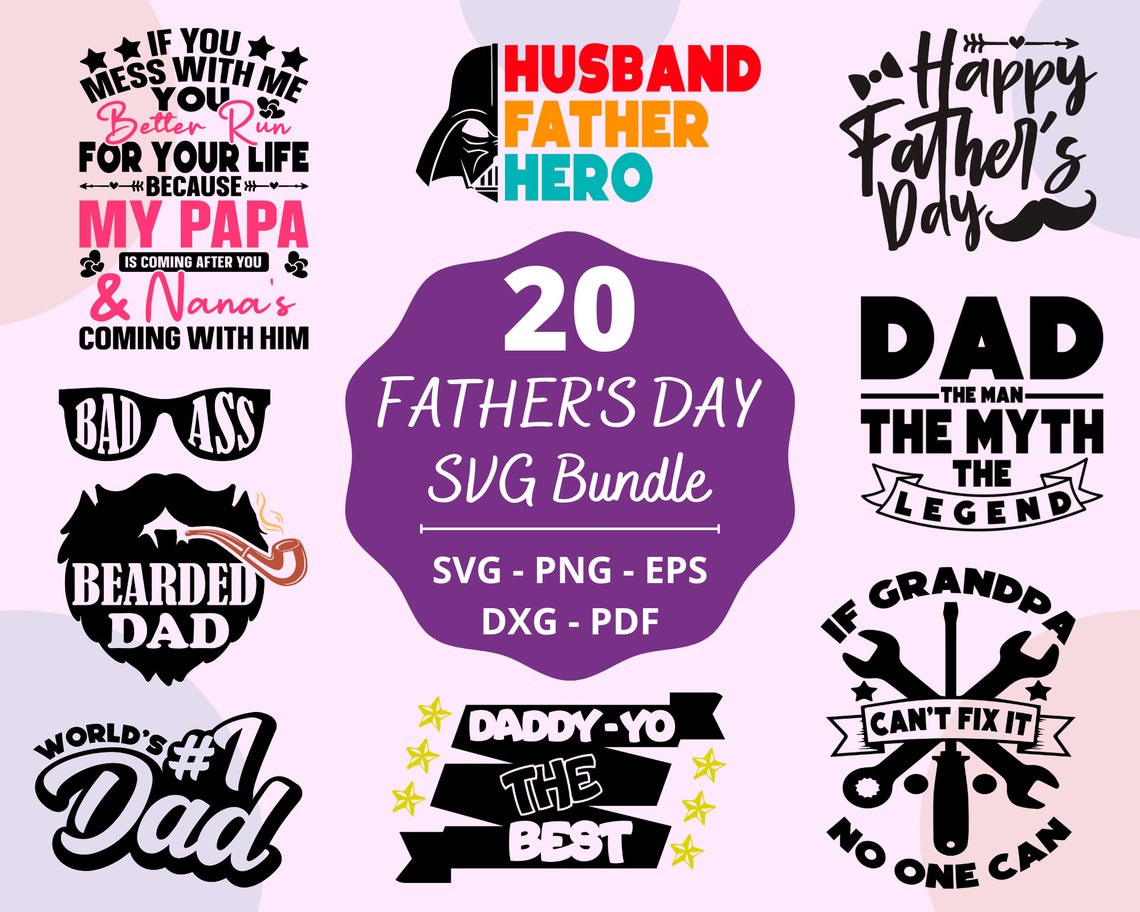 Fathers Day Svg Family Svg Father and Son Svg Happy Fathers - Etsy