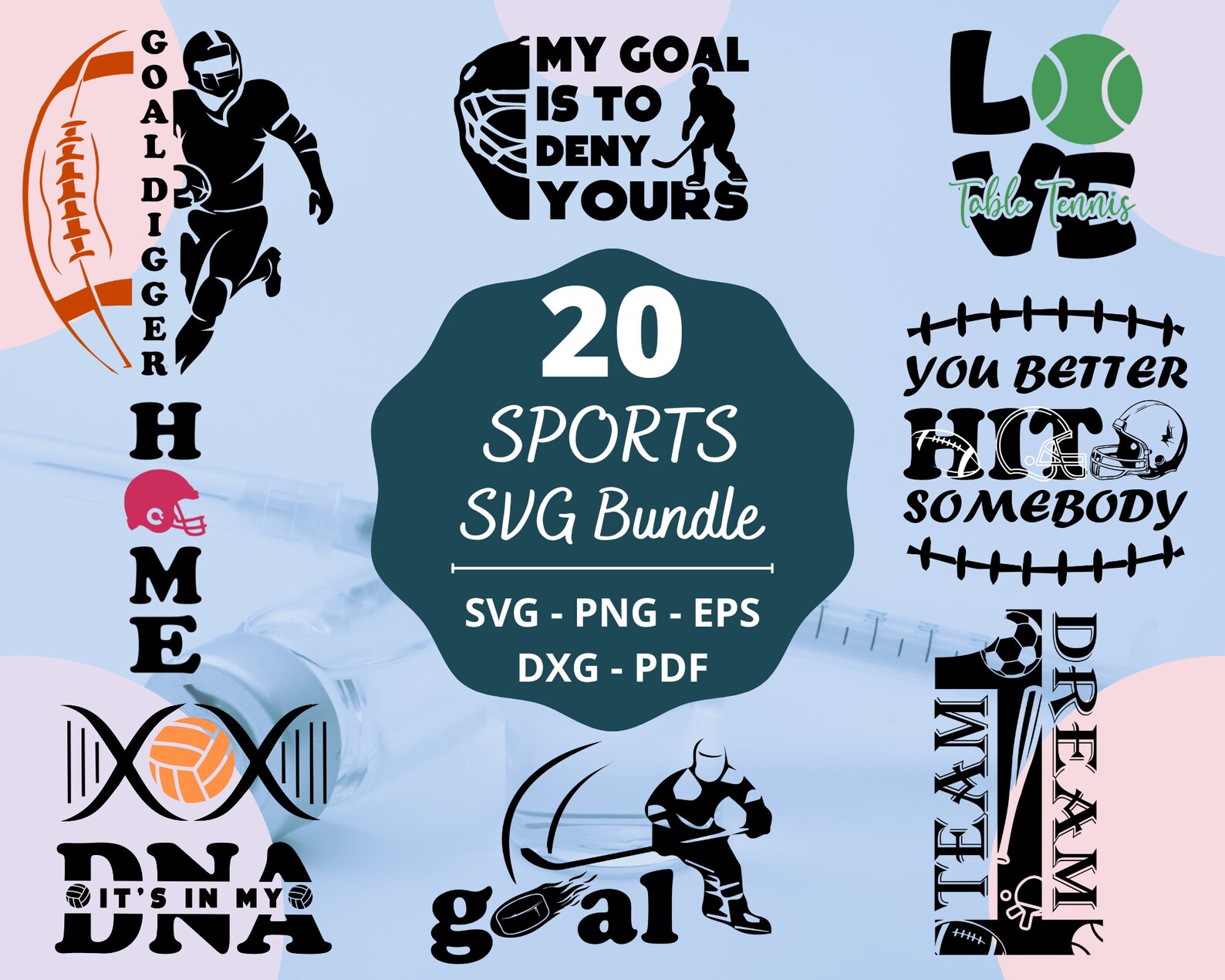 Sports Svg Basketball Svg Bowling Svg Football Svg Golf - Etsy