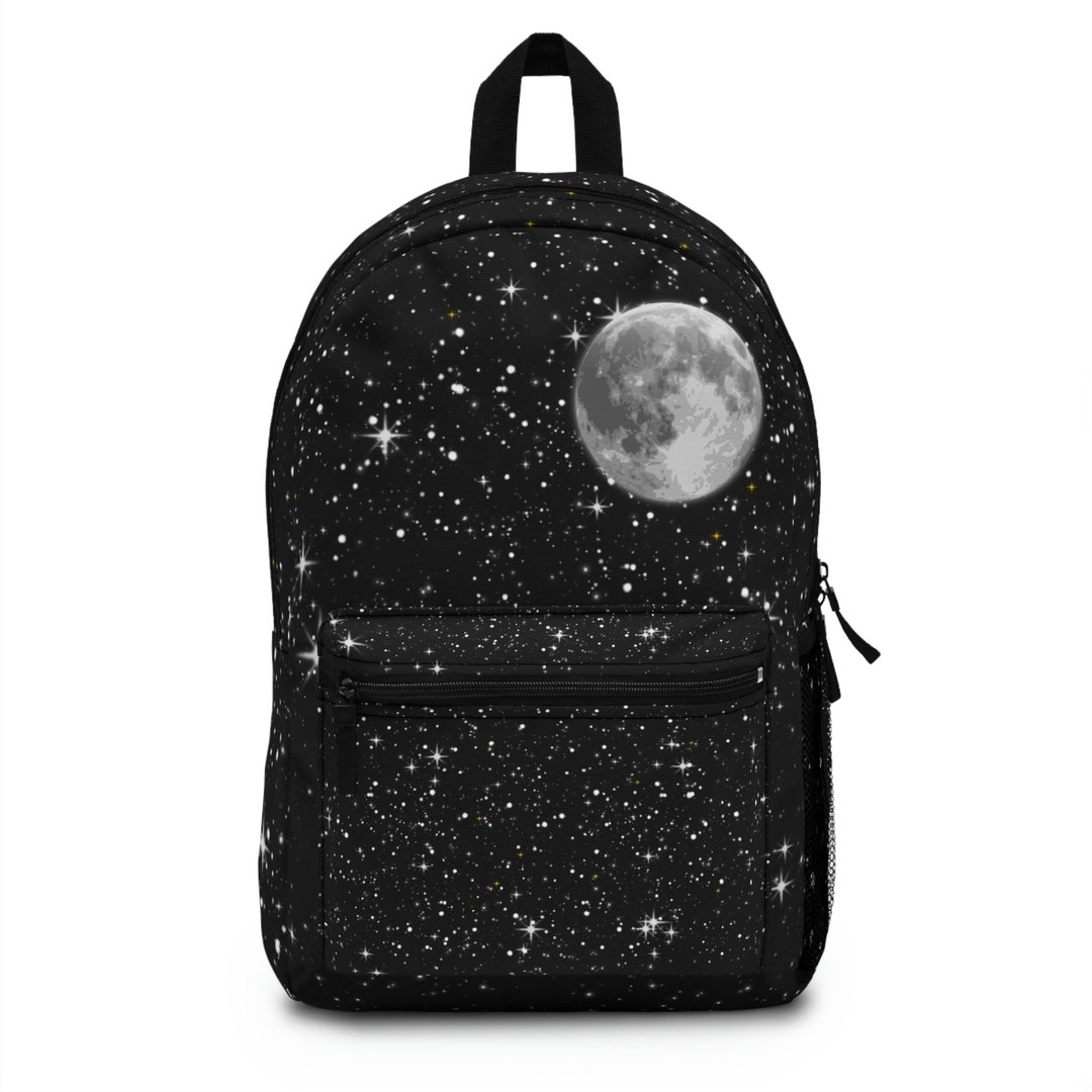 Moon and Stars, Moon Merch, Astrology Backpack, Moon Backpack, Stars ...