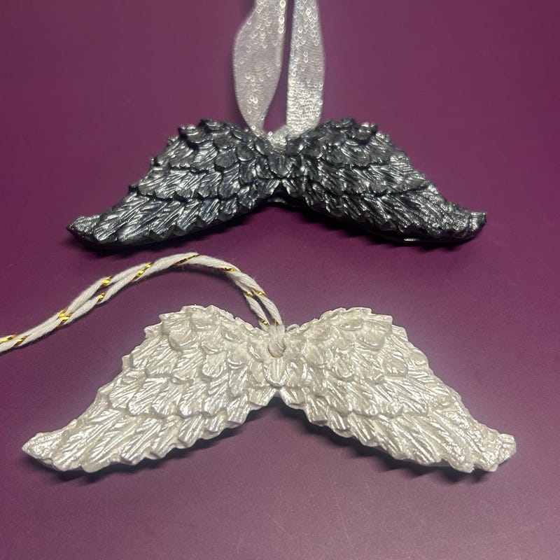 Angel Wings Ornament - Etsy