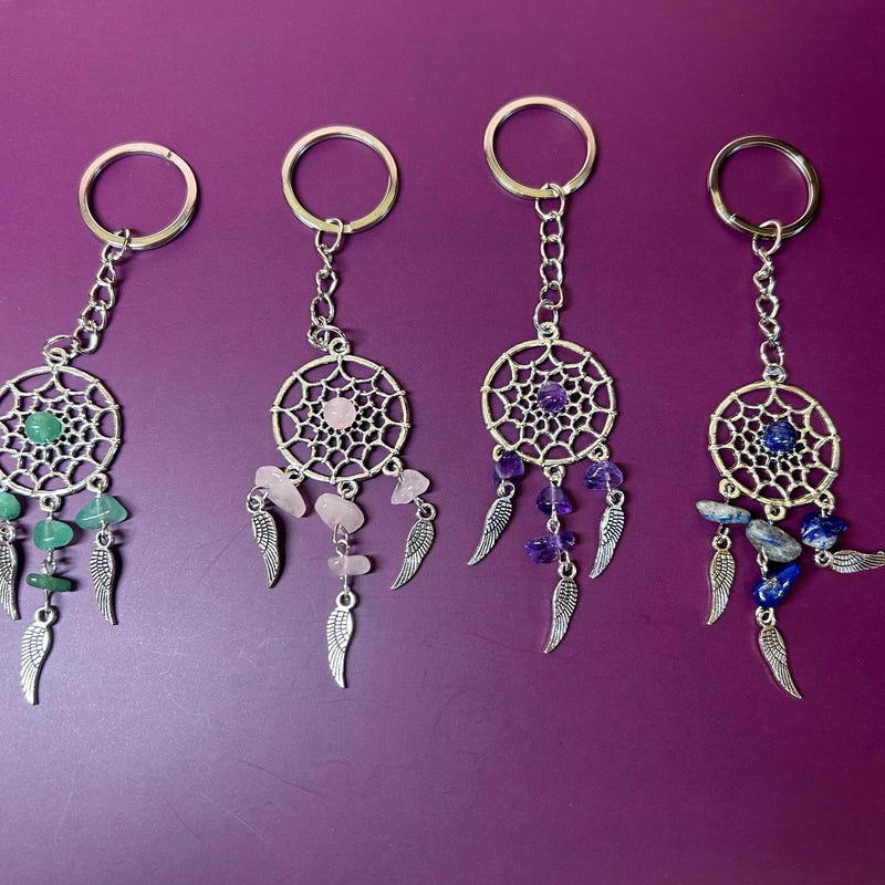 Dreamcatcher Keychain - Etsy