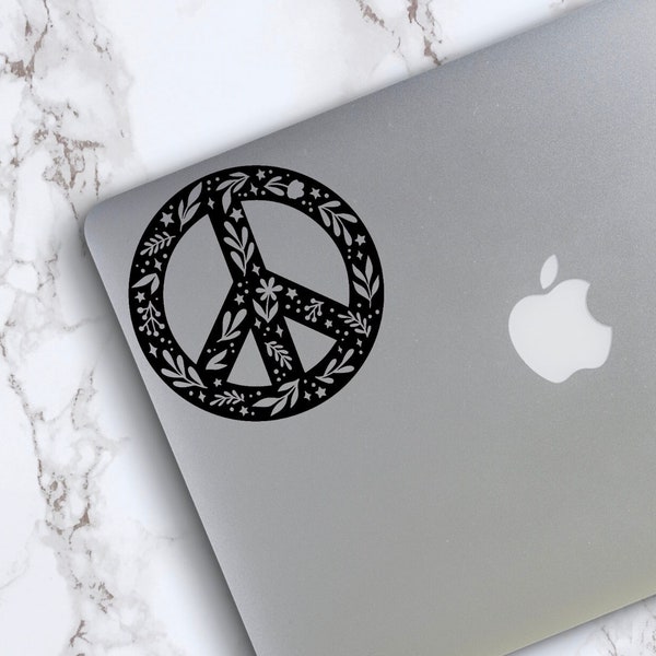 Peace Sign Decal - Etsy