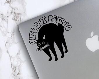 Cute Psycho Decal - Etsy