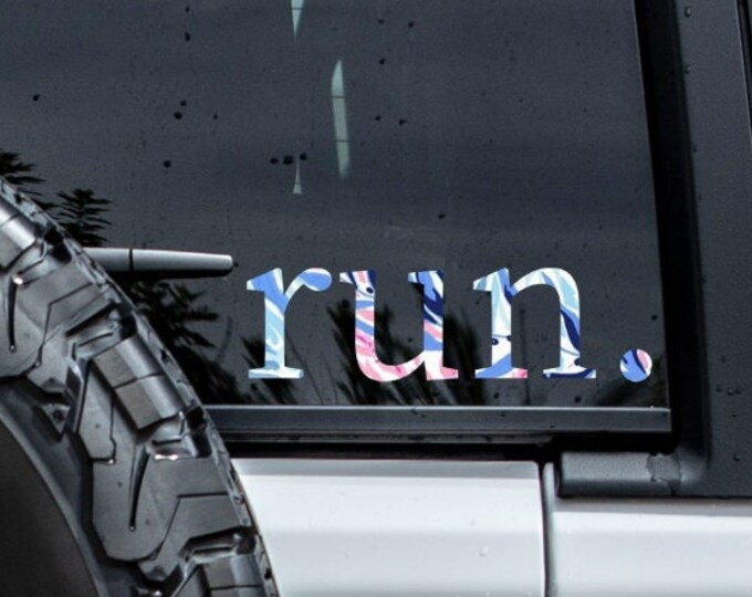 Run Decal, Marathon Decal, Half Marathon Decal, Running Decal, Car ...