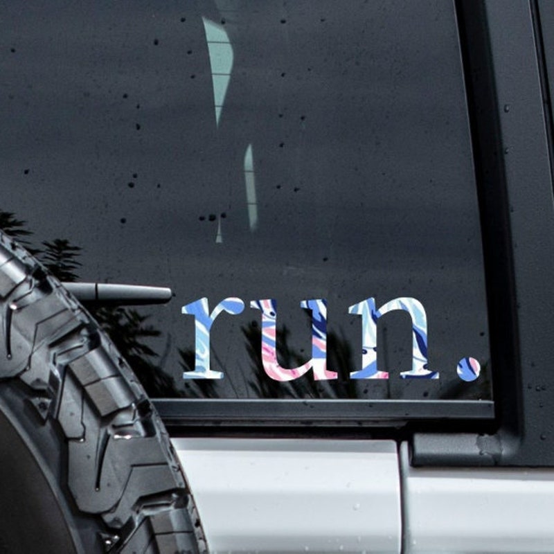 Running Decal - Etsy