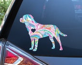 Labrador Decal Yellow Lab Decal Chocolate Lab Decal Dog - Etsy