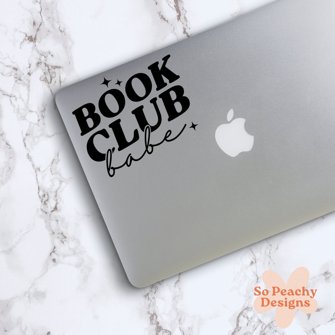 Book Club Babe Decal, Book Club Decal, Reading Decal, Book Decal, Book ...