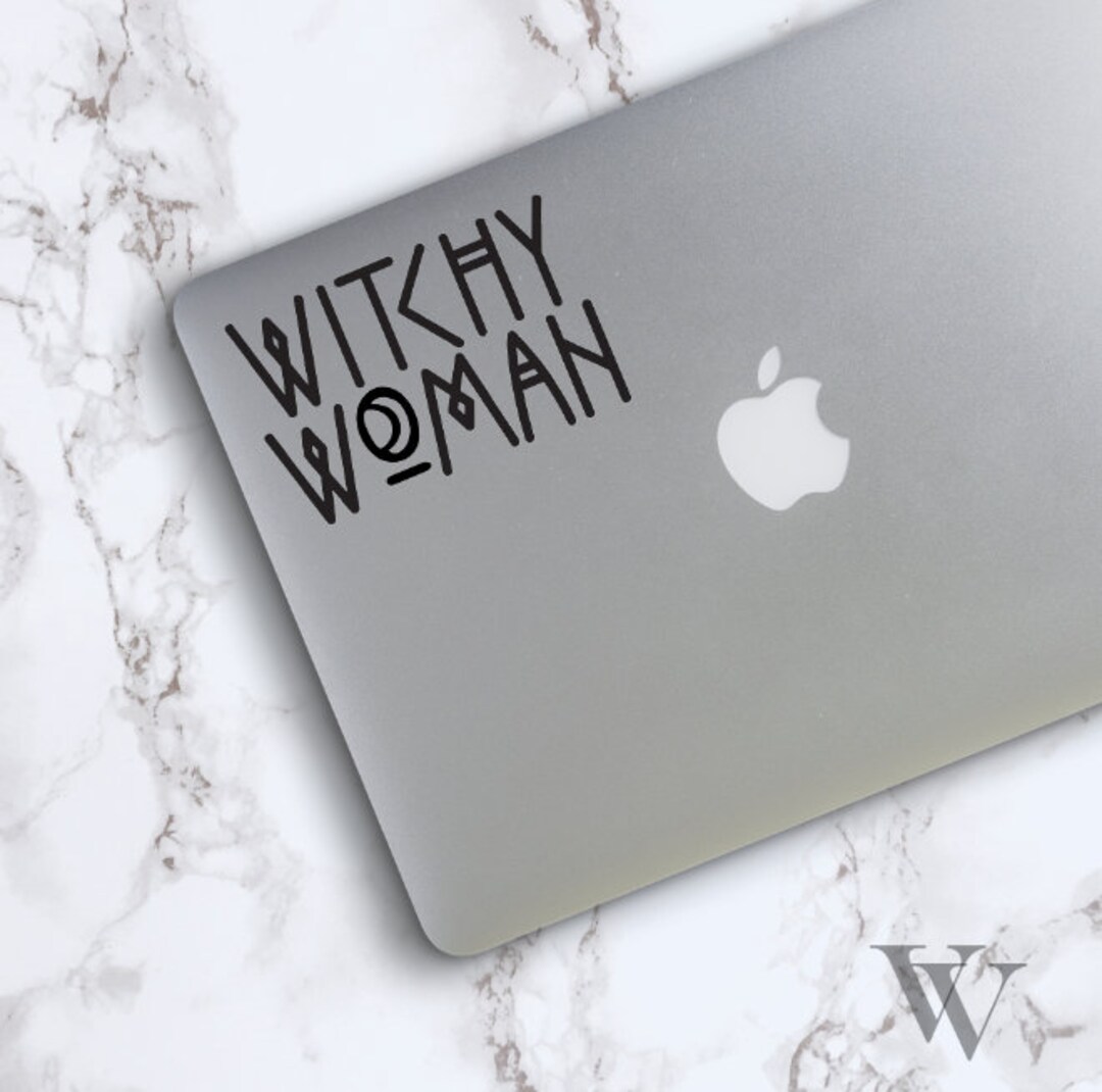 Witchy Woman Decal, Witch Decal, Witch Sticker, Car Decal, Laptop Decal ...