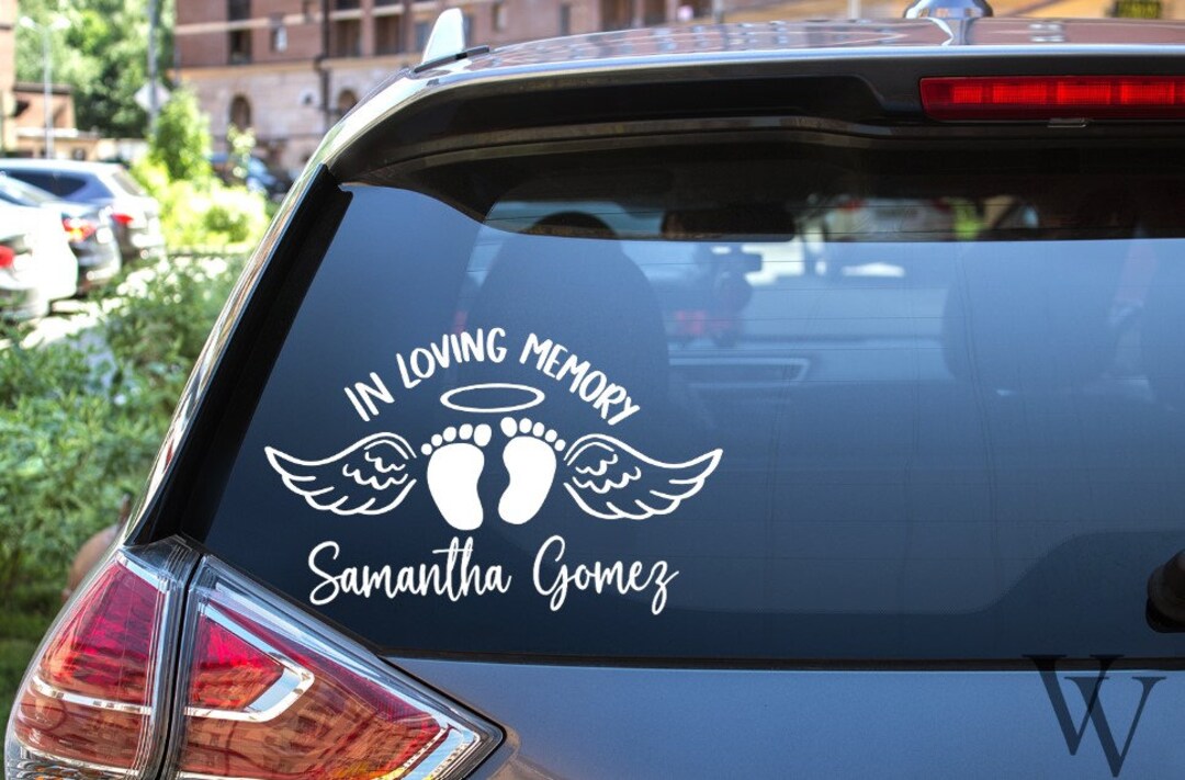 Infant Loss Memorial, Pregnancy Loss Memorial, in Loving Memory Decal ...